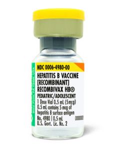 Recombivax HB® Hepatitis B Vaccine Dialysis Users 40 mcg / mL Inj