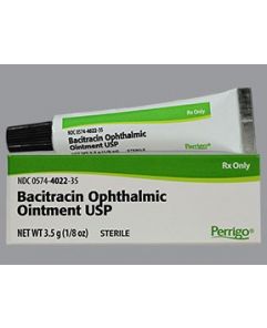 Bacitracin 500 Unit / Gram Ophthalmic Ointment Tube 3.5 Gram