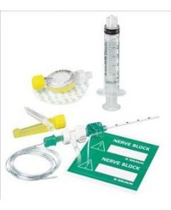 Continuous Nerve Block Set, 18G x 4 Insulated Tuohy Needle, 12/cs