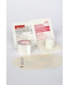IV Start Kit, Transparent Dressing, Chlorascrub Swab, Posi-Guard