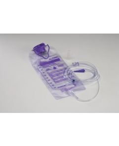 Enteral Feeding Pump Spike Set, Poly Pouch, ENFit Connector, 30/c