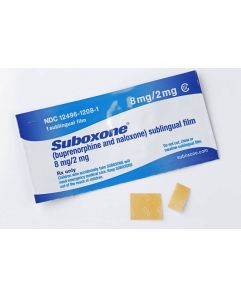 Suboxone® Buprenorphine HCl / Naloxone HCl 8 mg - 2 mg Sublingual